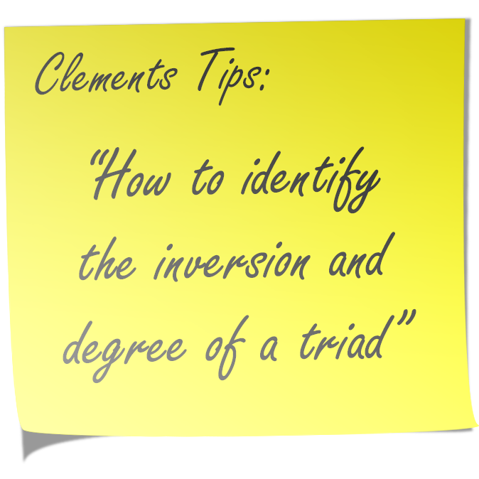 Identifying Triads From Chords